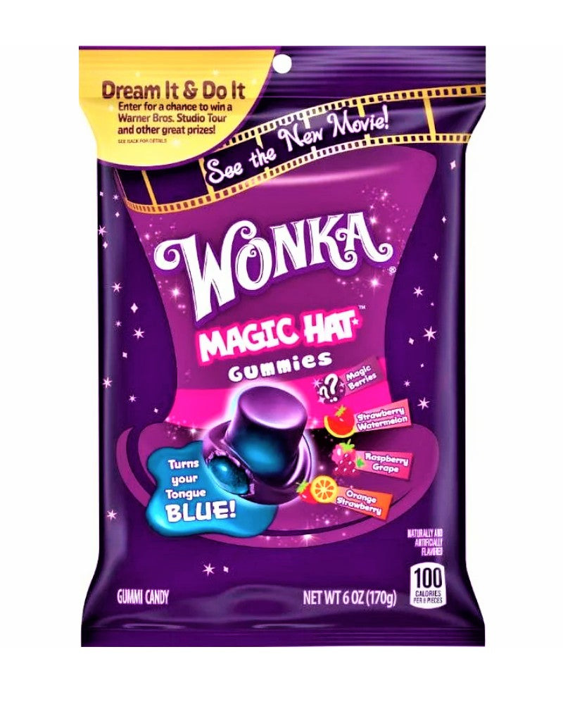 Wonka Magic Hat Gummies 170g American Candy| Malvern Sweets