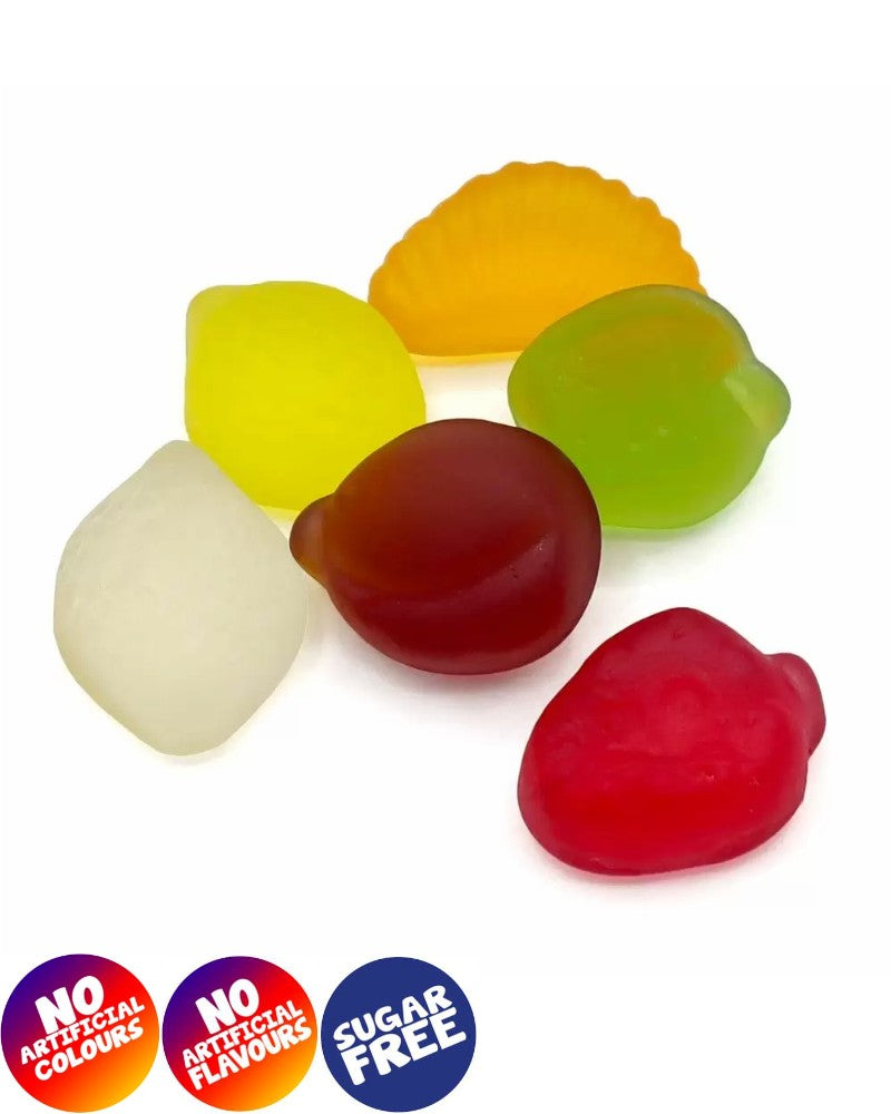 Sugar Free Fruit Salad Gums Loose Sweets| Malvern Sweets