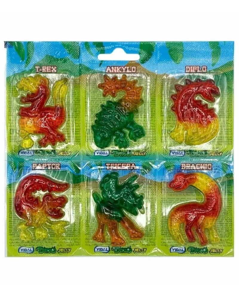 Vidal Dino Jelly Sweets Pack of 6| Malvern Sweets